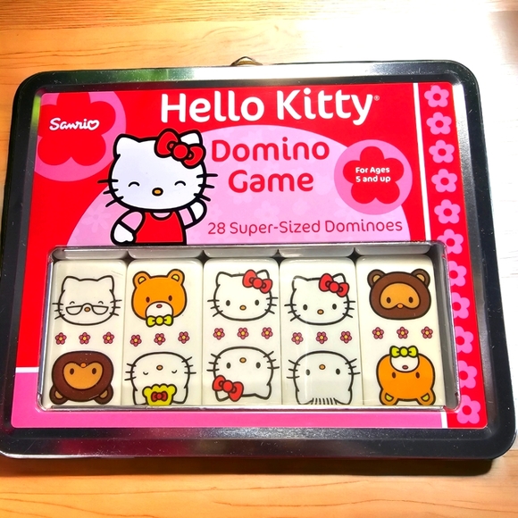 Sanrio | Toys | Sanrio Hello Kitty Edition 28 Supersized Dominoes Game ...